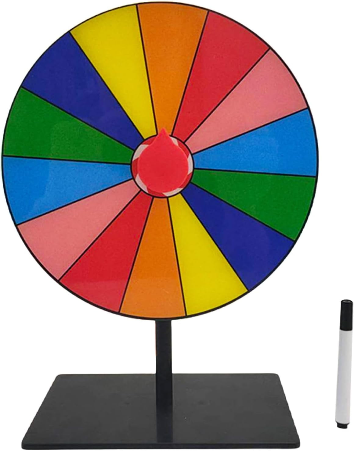 TaoLeHui Customizable Prize Wheel Tabletop | Erasable Spinner Game for ...