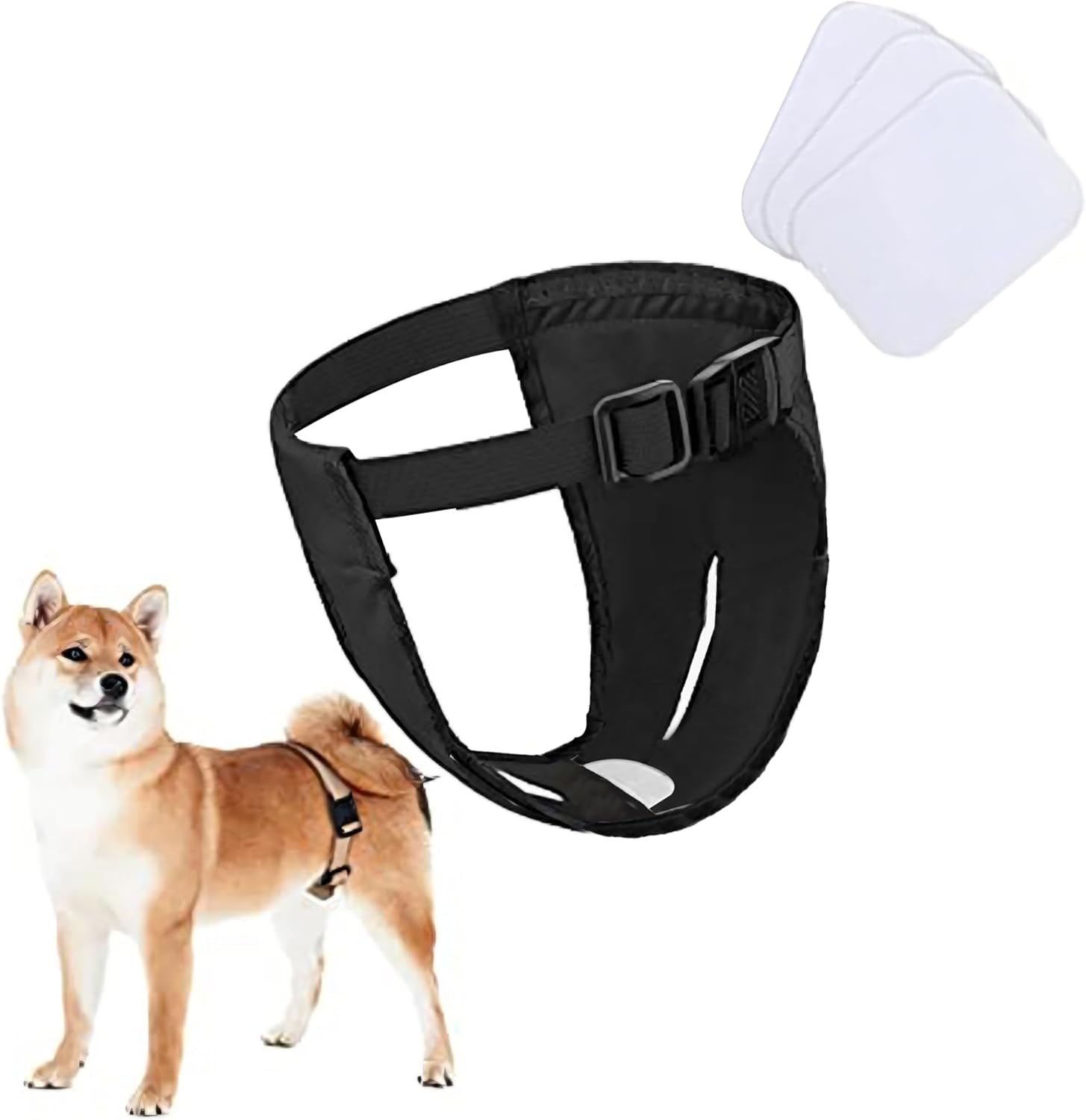 TaoLeHui Dog Diapers for Heat Cycle & Incontinence | Reusable Washable ...