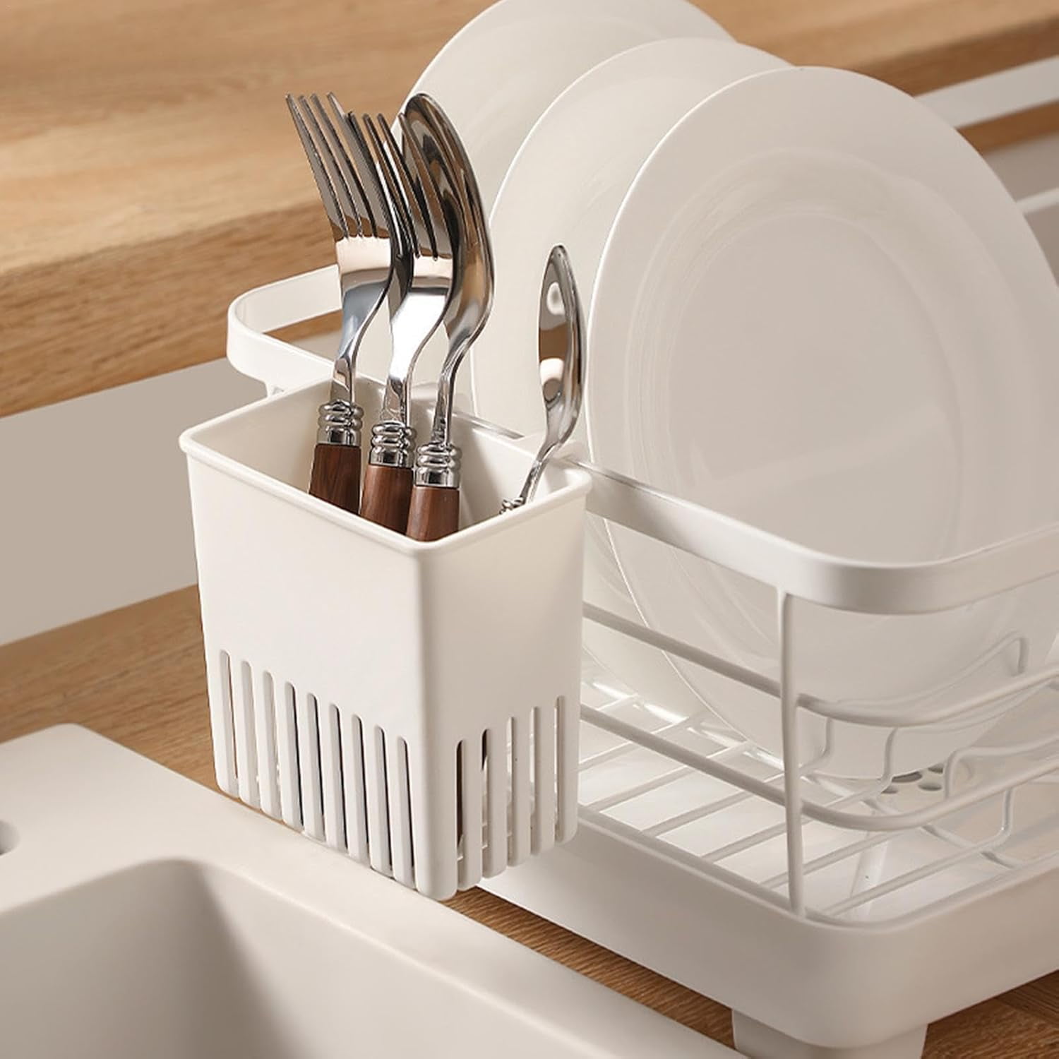 TaoLeHui Kitchen Utensil Drying Rack – Compact Sink Organizer for ...