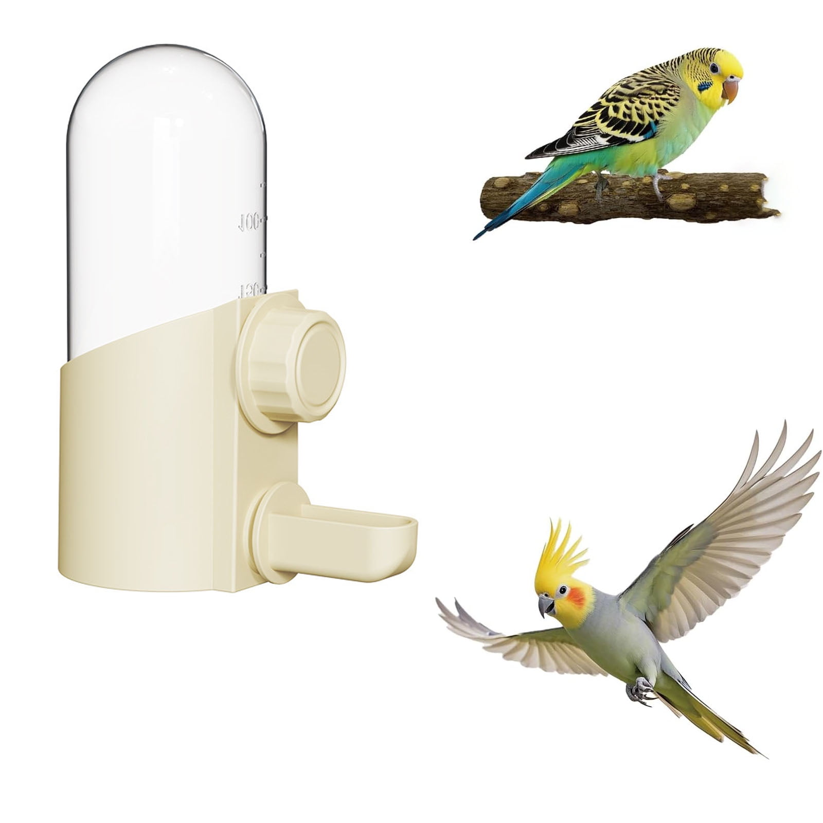 TaoLeHui Pet Bird Automatic Water Dispenser,Bird Cage Hanging Drinking ...
