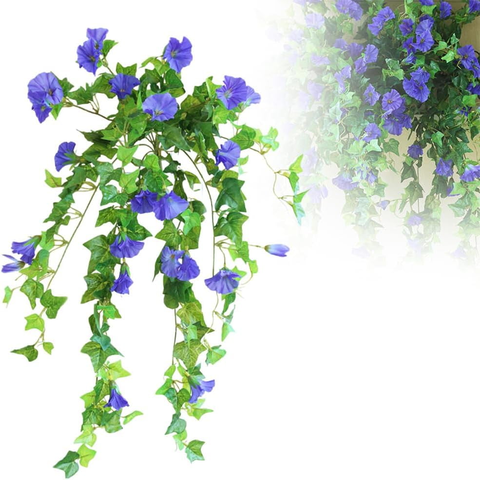 TaoLeHui Realistic Artificial Hanging Plants Outdoor, Spring Silk ...