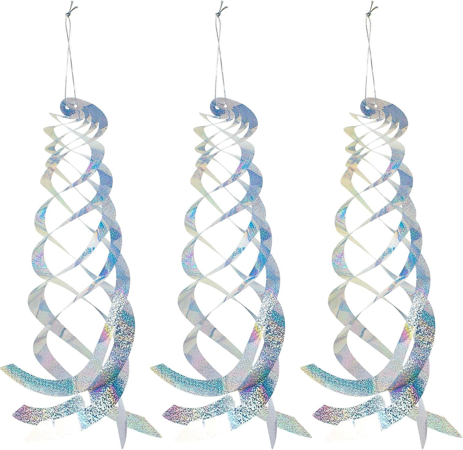 TaoLeHui Reflective Bird Repellent Spinners - 15.8 Inch Large Windproof ...