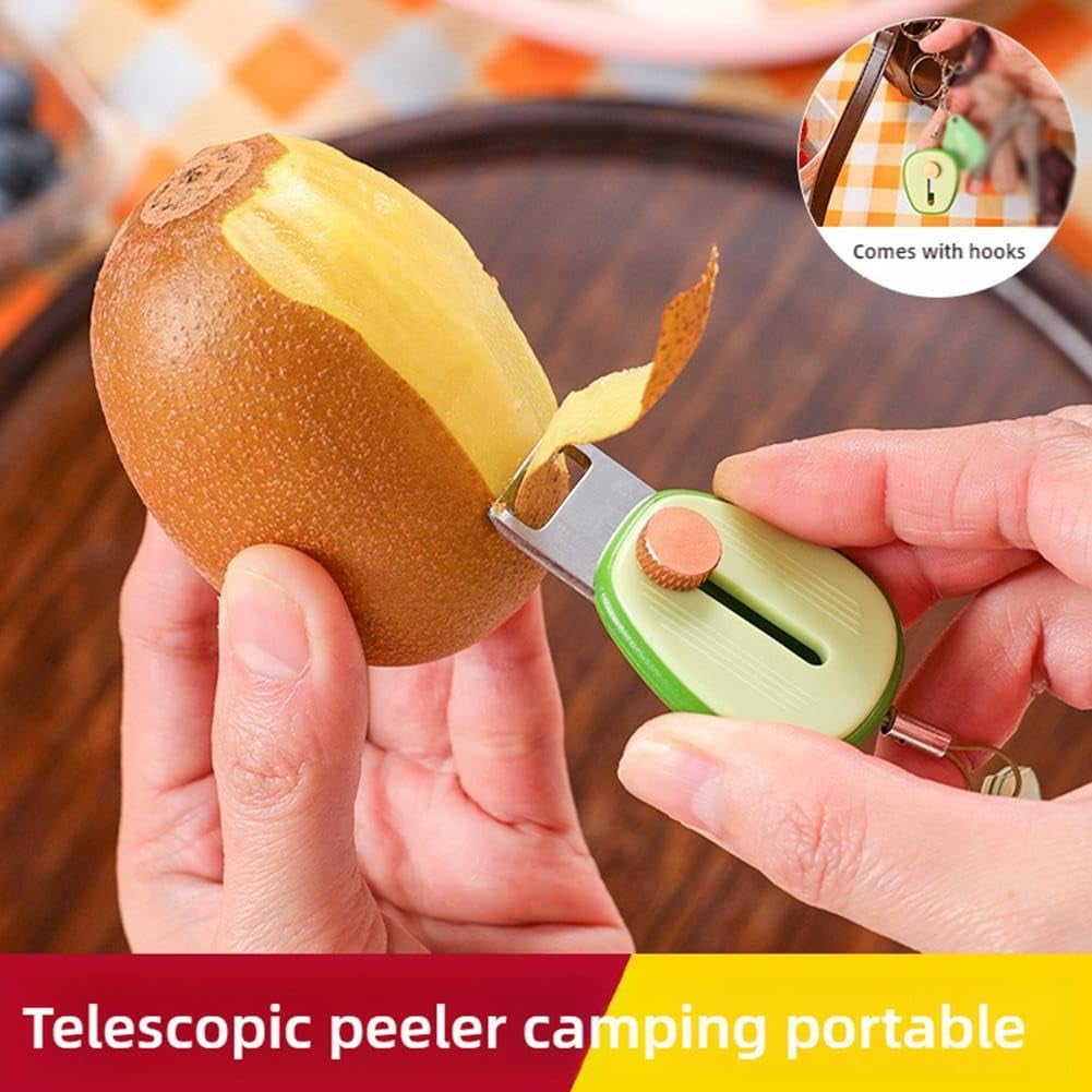 TaoLeHui Stainless Steel Travel Peeler - Pocket-Sized Kitchen Tool for ...