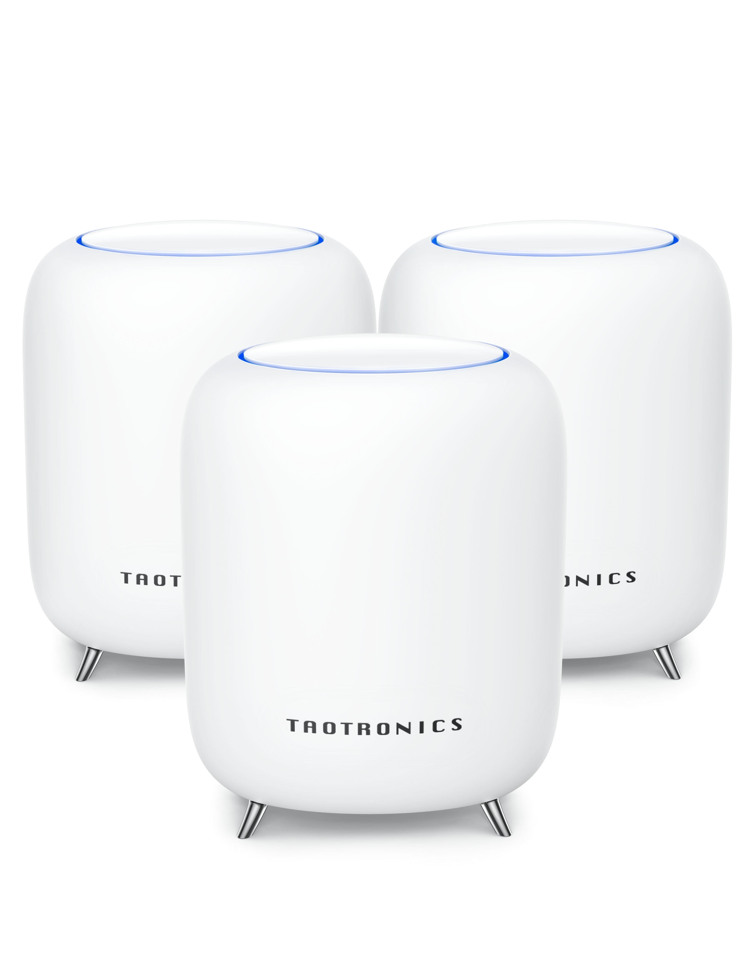 TaoTronics 3 Pack Mesh WiFi Router, Tri-Band AC3000 Whole Home WiFi ...