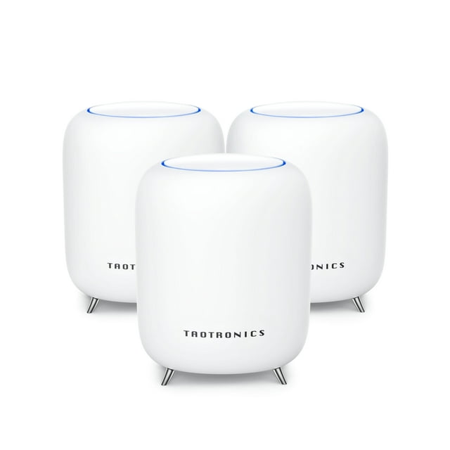 TaoTronics 3 Pack Mesh WiFi Router, Tri-Band AC3000 Whole Home WiFi ...