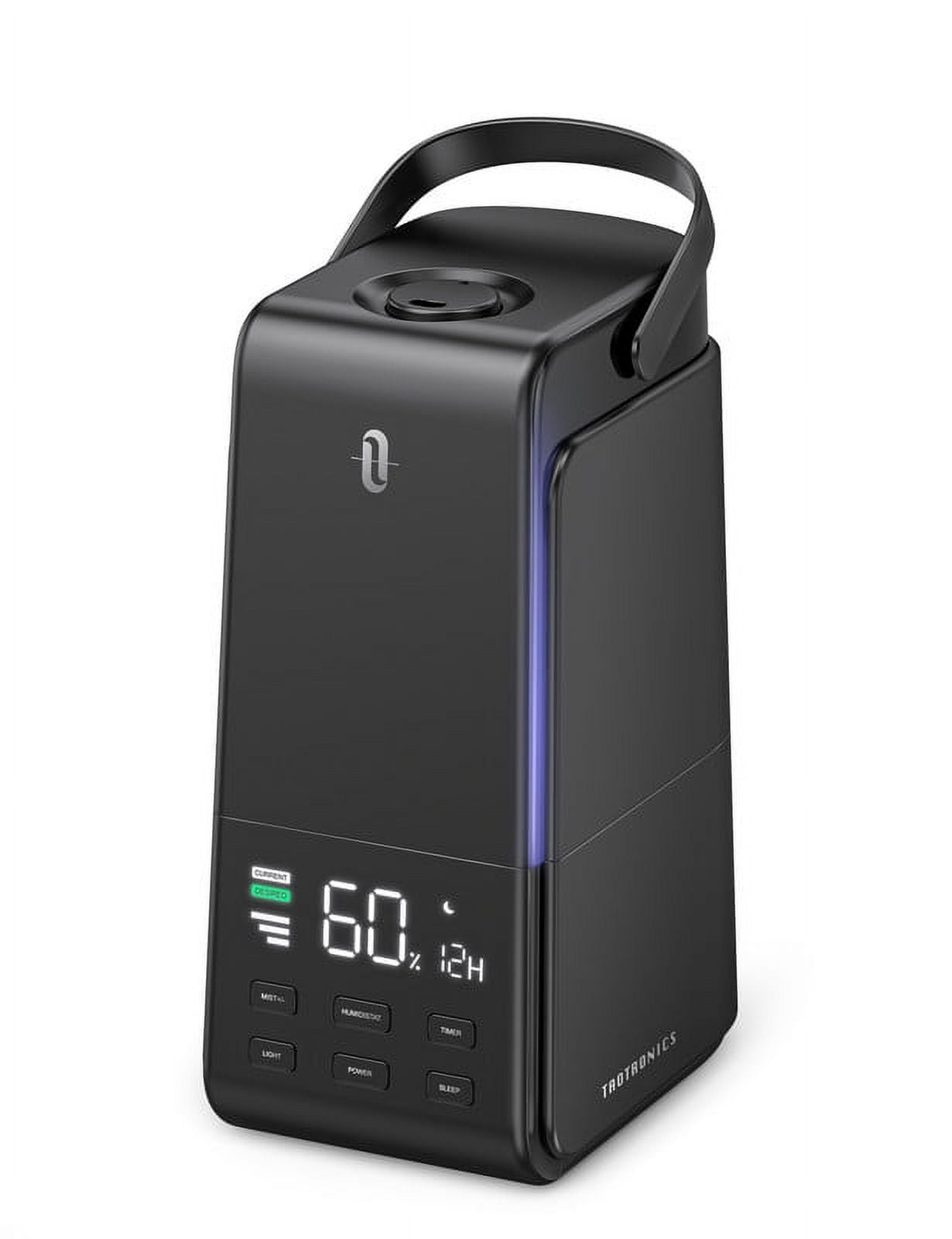 TaoTronics 4L Ultrasonic Cool Mist Humidifier for Home with Auto ...