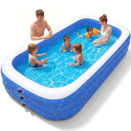 Intex Inflatable Swim Center Family Lounge Pool, 90 x 86 x 31 inches ...