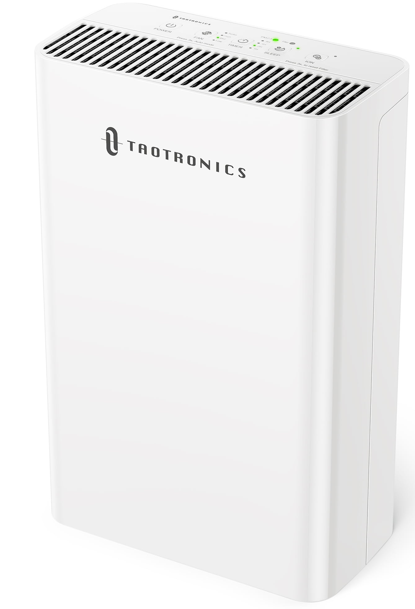 TaoTronics True HEPA Air Purifier, 250 Sq Ft HEPA Air Purifier, White ...