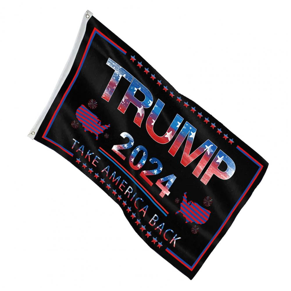 Taoarlpo American Flag Trump 2024 Flags Heavy Duty Outdoor Election ...