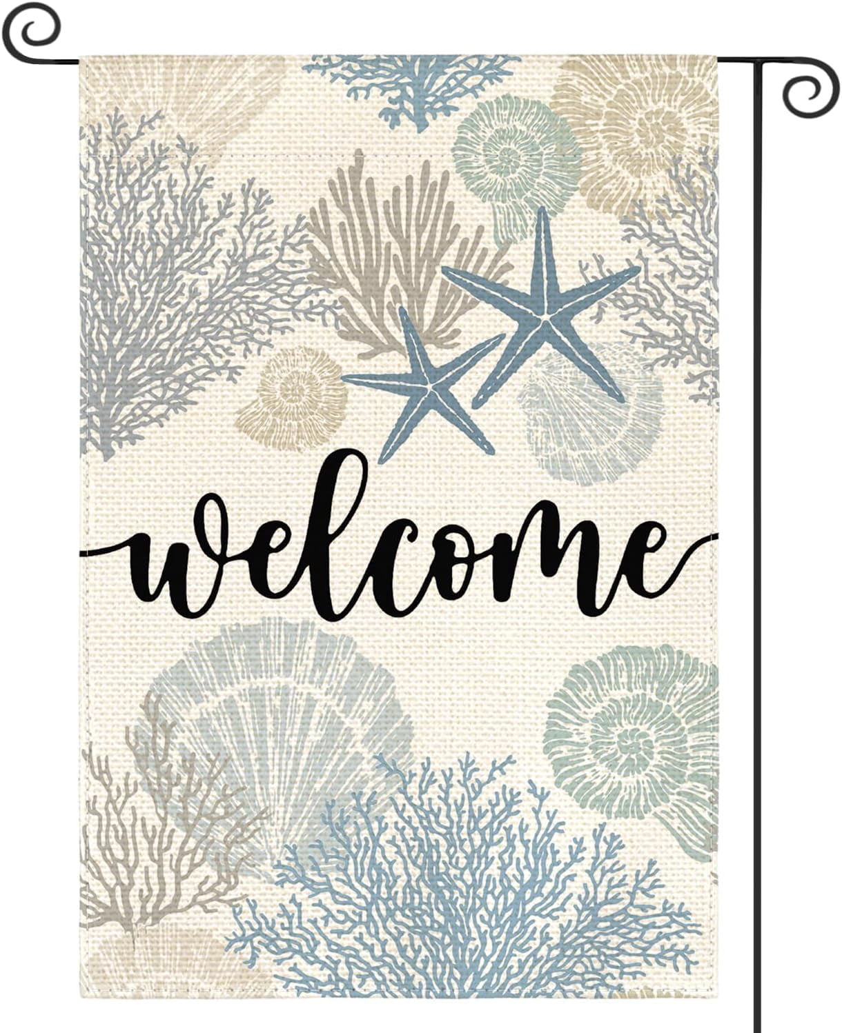 Taoarlpo Beach Summer Garden Flag 12x18 Inch Double Sided, Blue Ocean ...