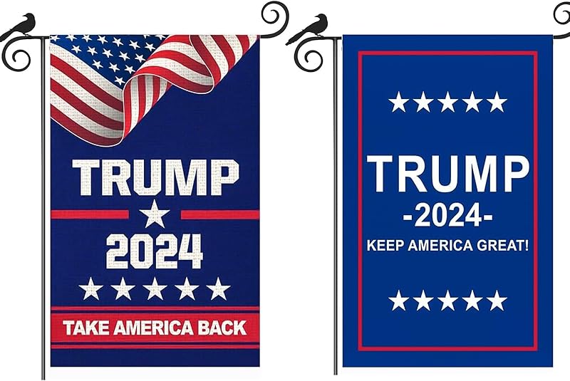 Taoarlpo Donald Trump 2024 Flag,Take America Back Flag, Double Sided 12 ...