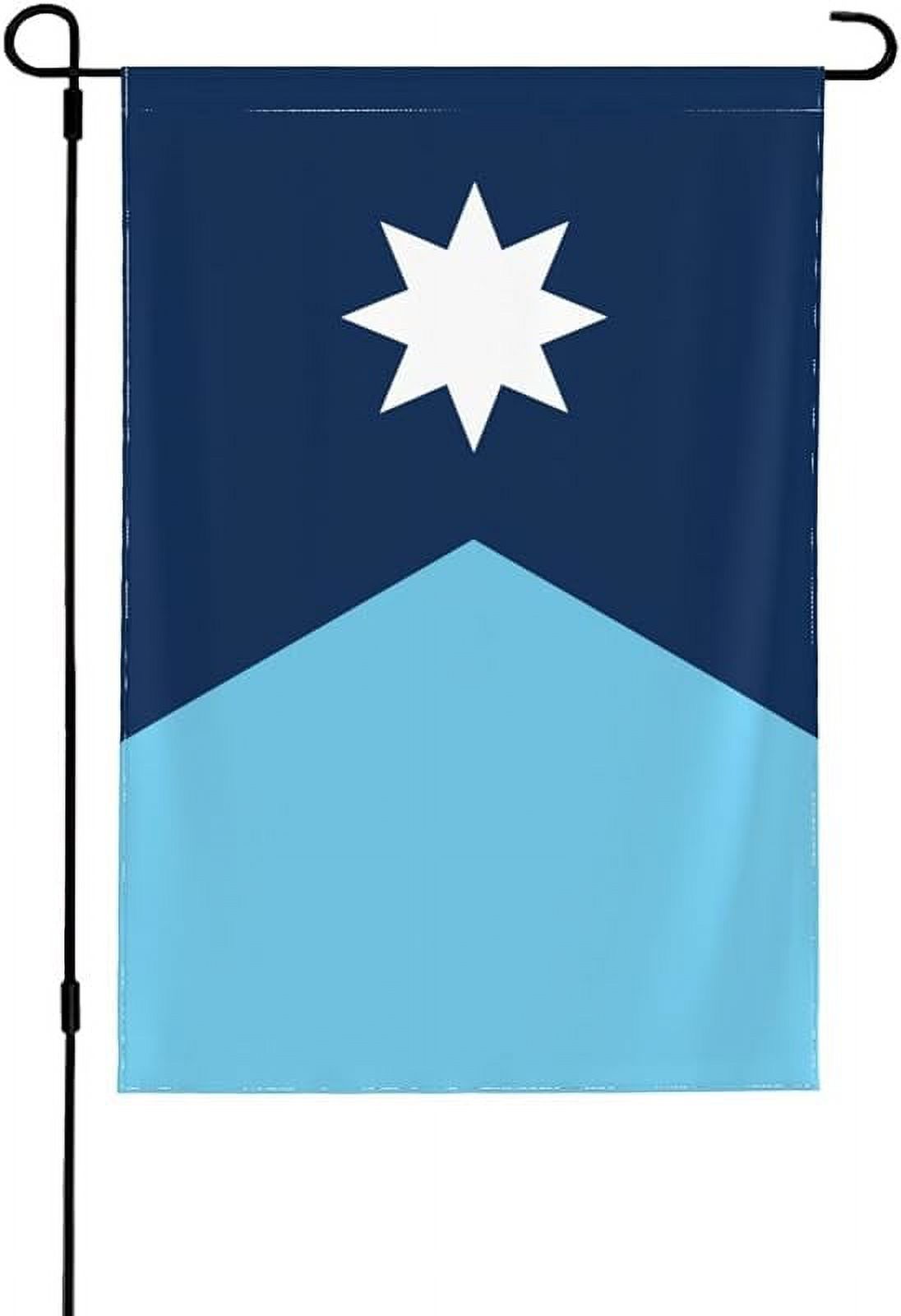 Taoarlpo New Minnesota Flag Garden Flag, 12.5"x18" Deco Garden Flags ...