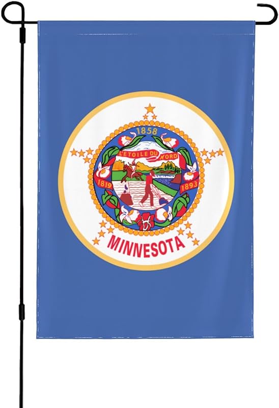 Taoarlpo New Minnesota Flag Garden Flag, 12.5"x18" Deco Garden Flags ...