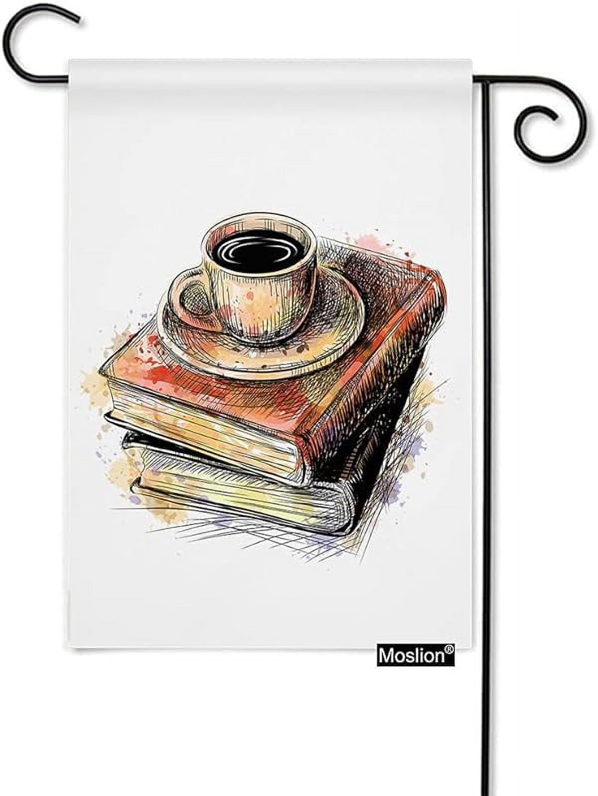 Taoarlpo Skull Garden Flags Double Sided Gothic Flower Skeleton Mexico ...