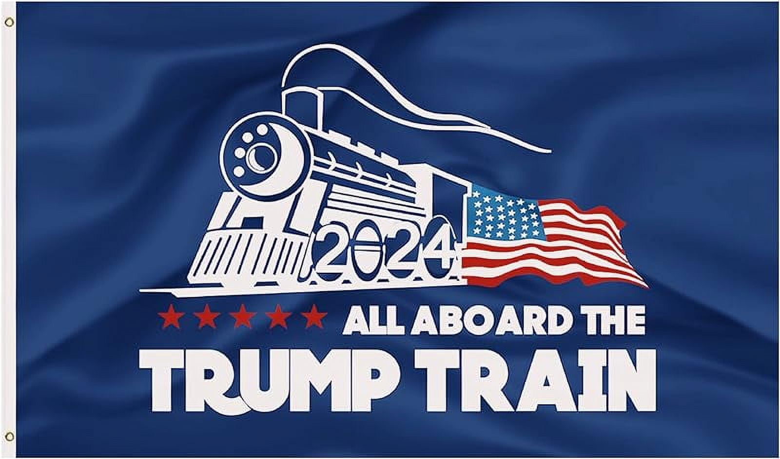 Taoarlpo Trump Flag Train Donald Trump Flags Support for President 2024 ...