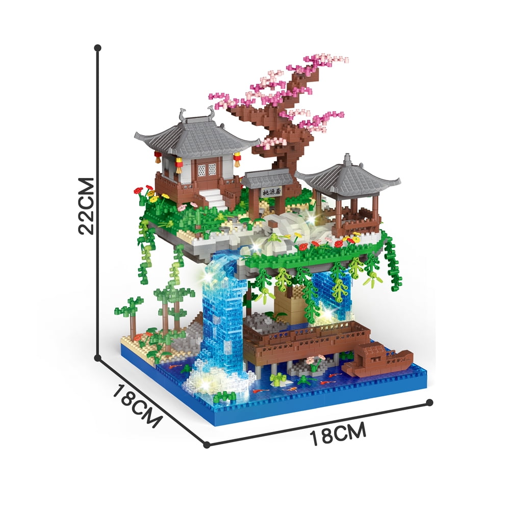 Taohuatan Lake Themed Micro Brick Building Blocks Set Adult Creative ...