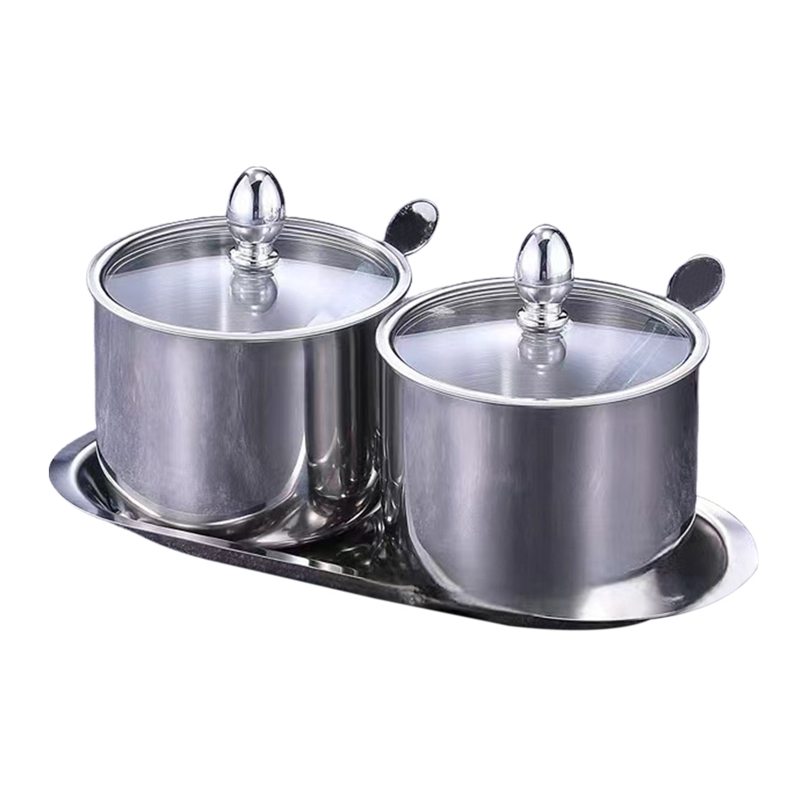 Taolixe 1/2/3Pcs Seasoning Jar Stainless Steel Sugar Container with ...