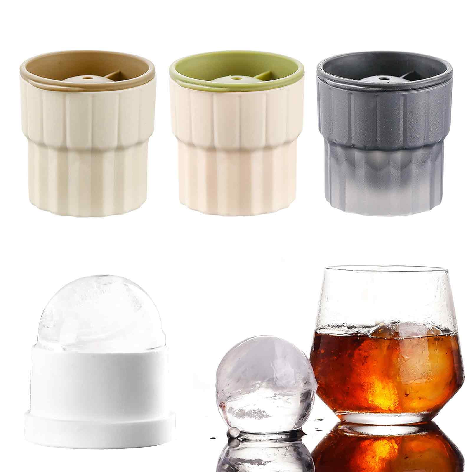 Taolixe 1/4Pcs Ice Mold Sphere Maker Stackable Easy Release Circle Ice ...