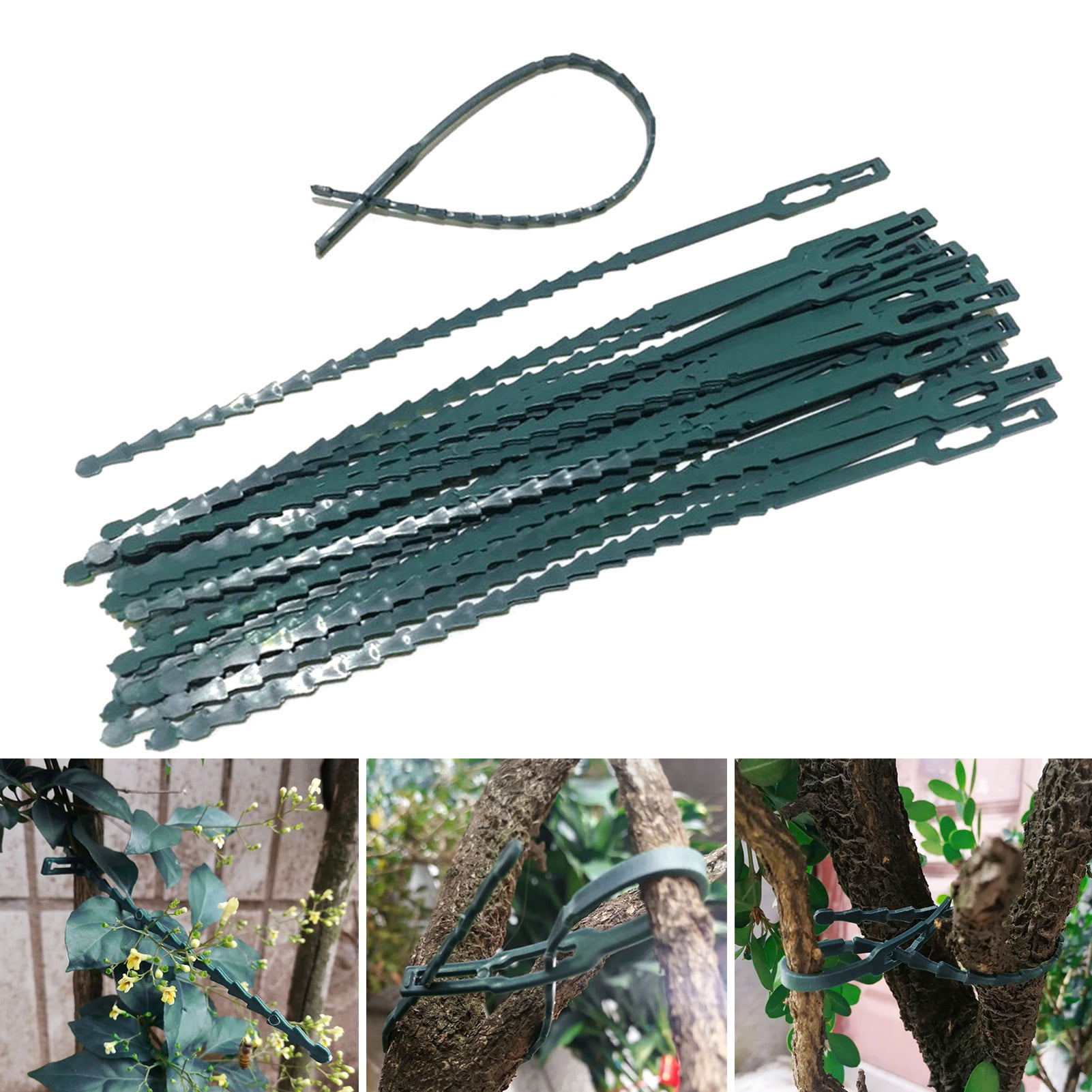 Taolixe 100 Pcs Reusable Plant Ties Adjustable Plant Twist Ties Self ...