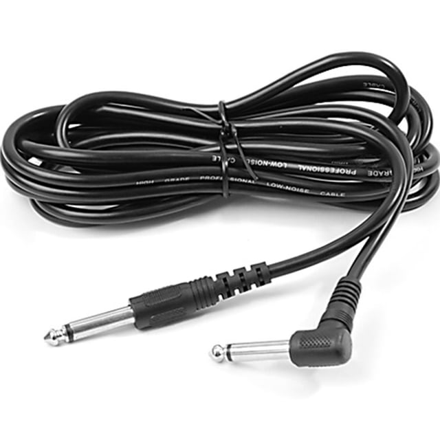 Taolixe 1pc 10ft 3m 90 Degree Connector Electric Patch Cord Guitar Amplifier Amp Cable