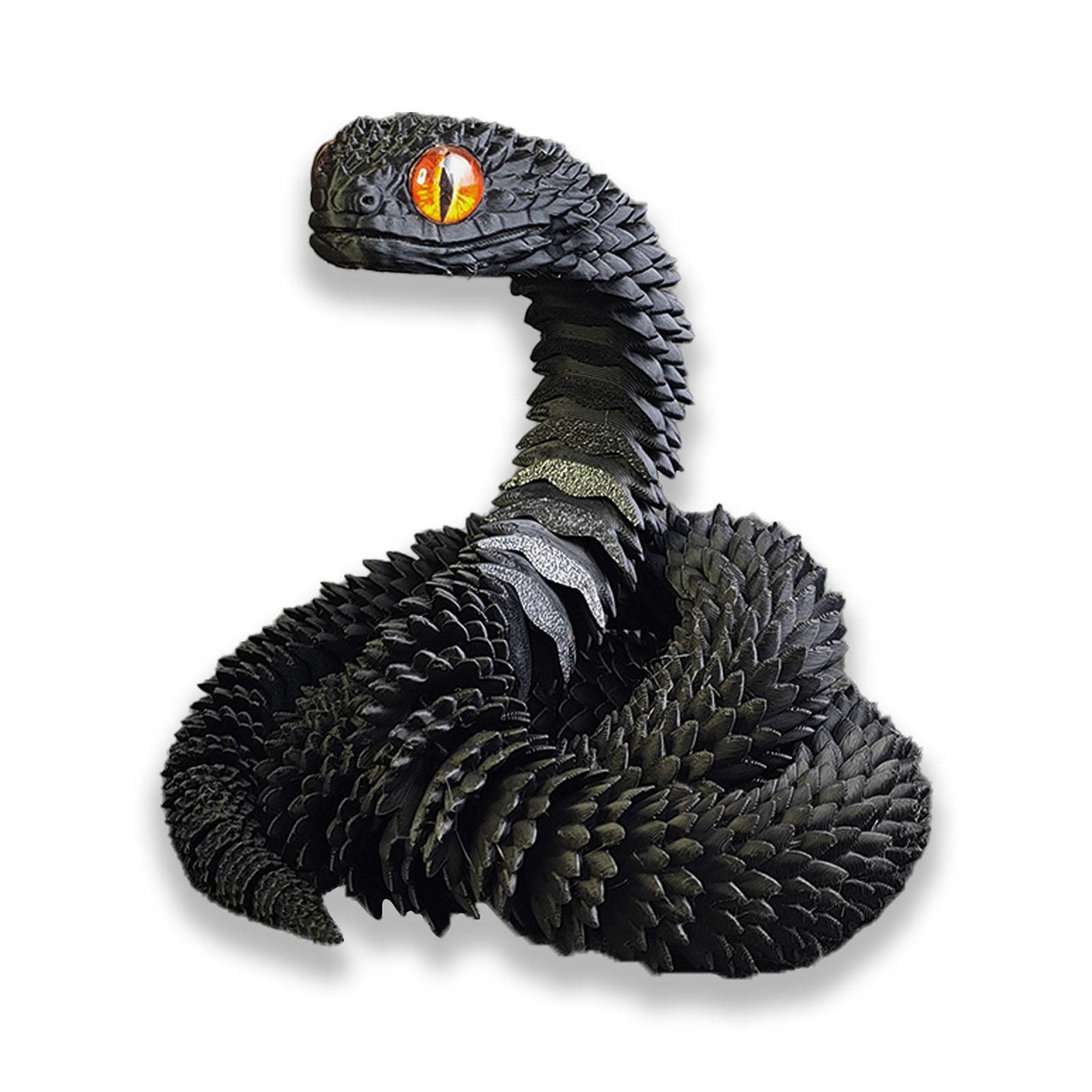 Taolixe 3D Printed Snake Figurine Movable Joints Snake Figure ...