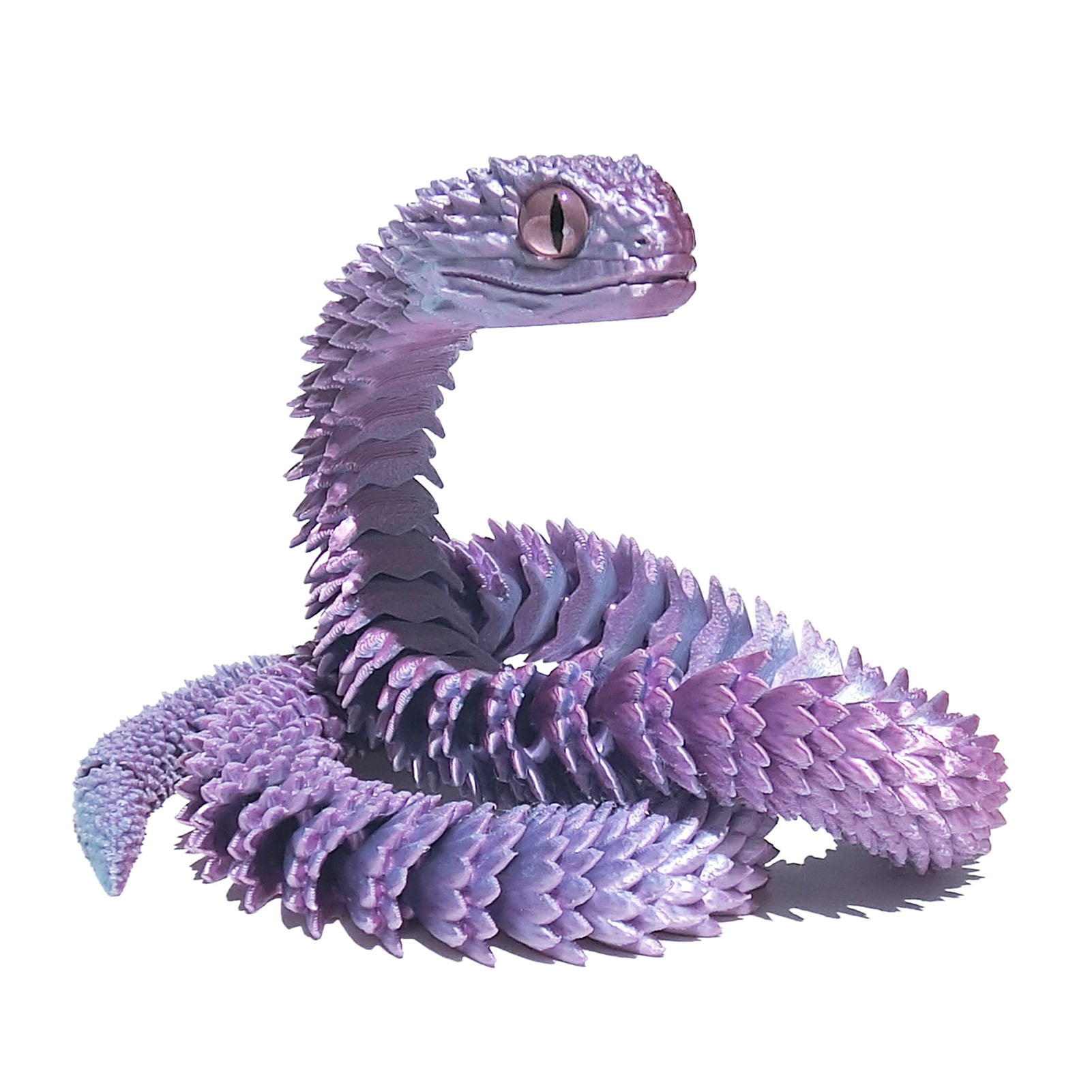 Taolixe 3D Printed Snake Figurine Movable Joints Snake Figure ...