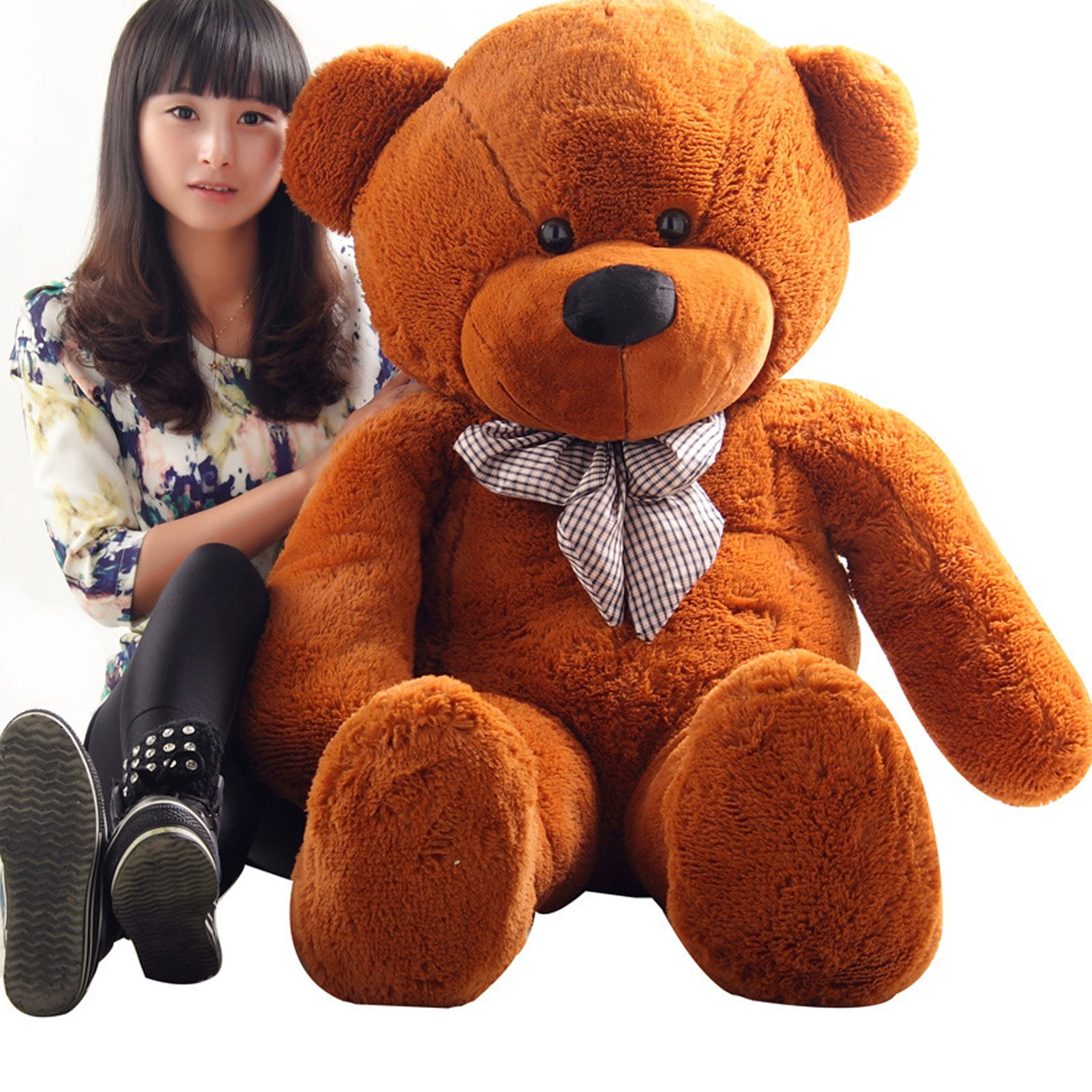 Taolixe 47"/55" Bow Tie Giant Teddy Bear, Life Size Teddy Bear ...