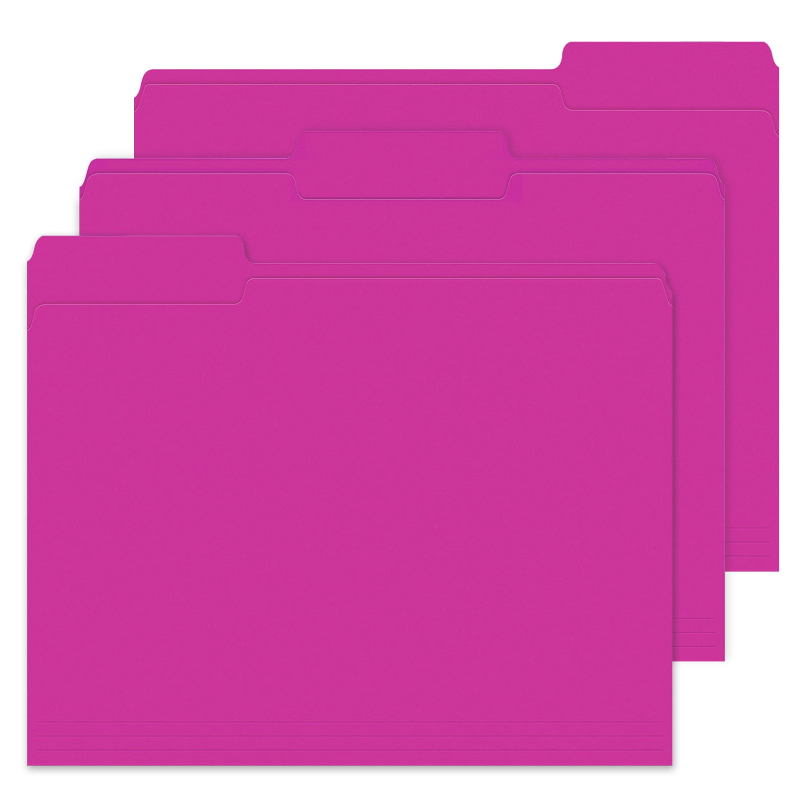 Taolixe 50Pcs Manila File Folders Standard Letter Size File Folders Business Document Organizers ...