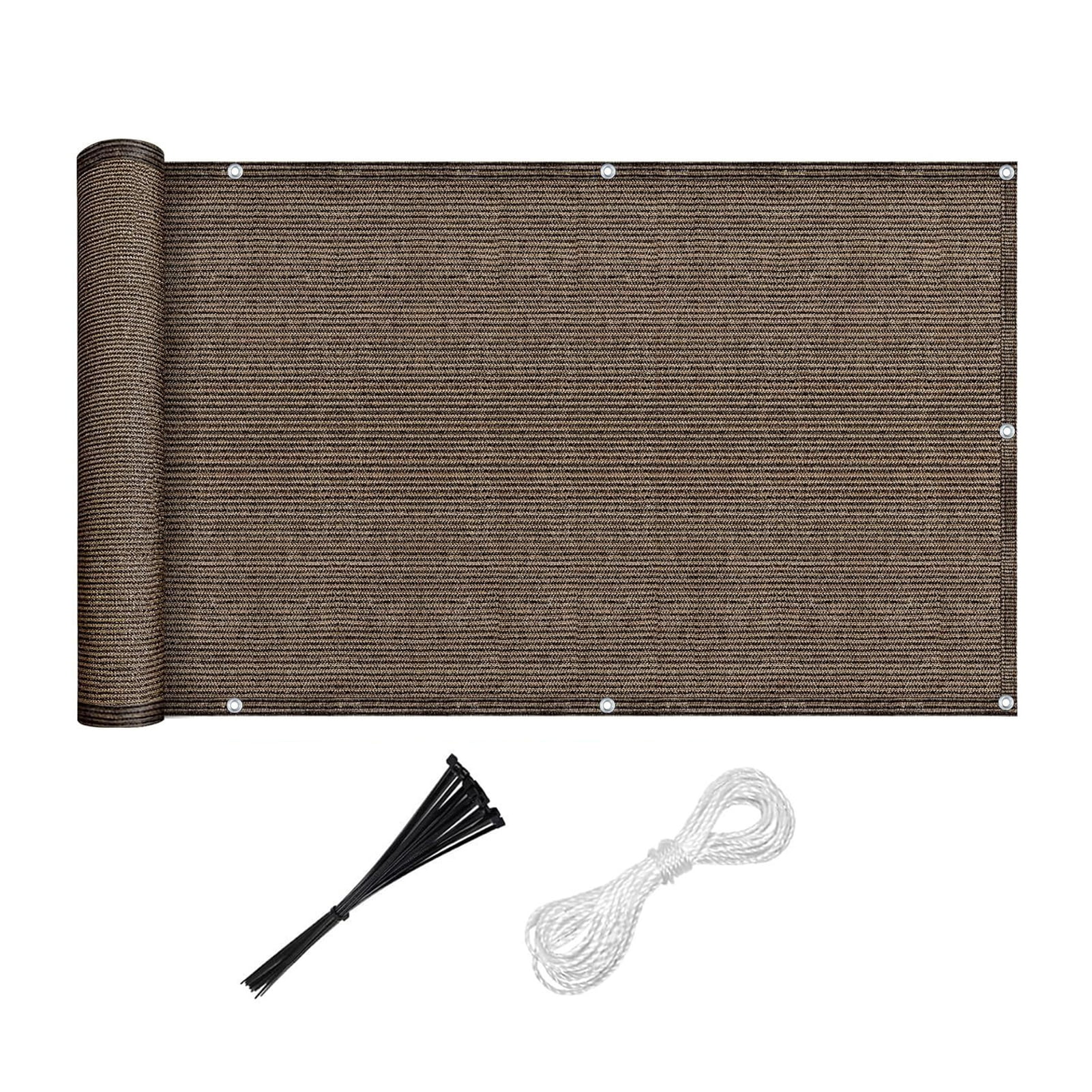 Taolixe 5x0.9M Balcony Privacy Screen Fence Cover UV Protection Weather ...