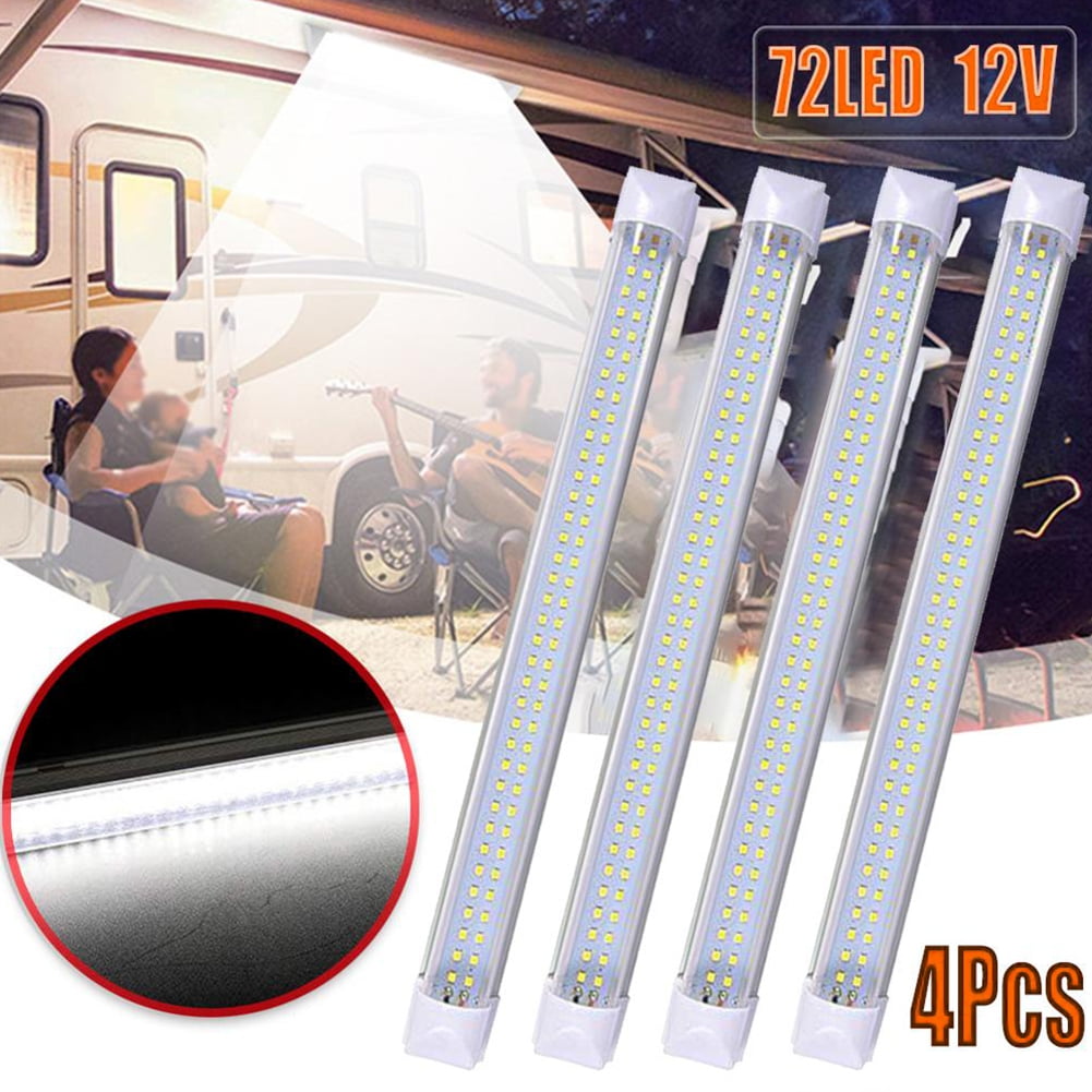 Taolixe 72 LED Auto Car Interior Strip Lights Bar Reading Lamps for Van ...