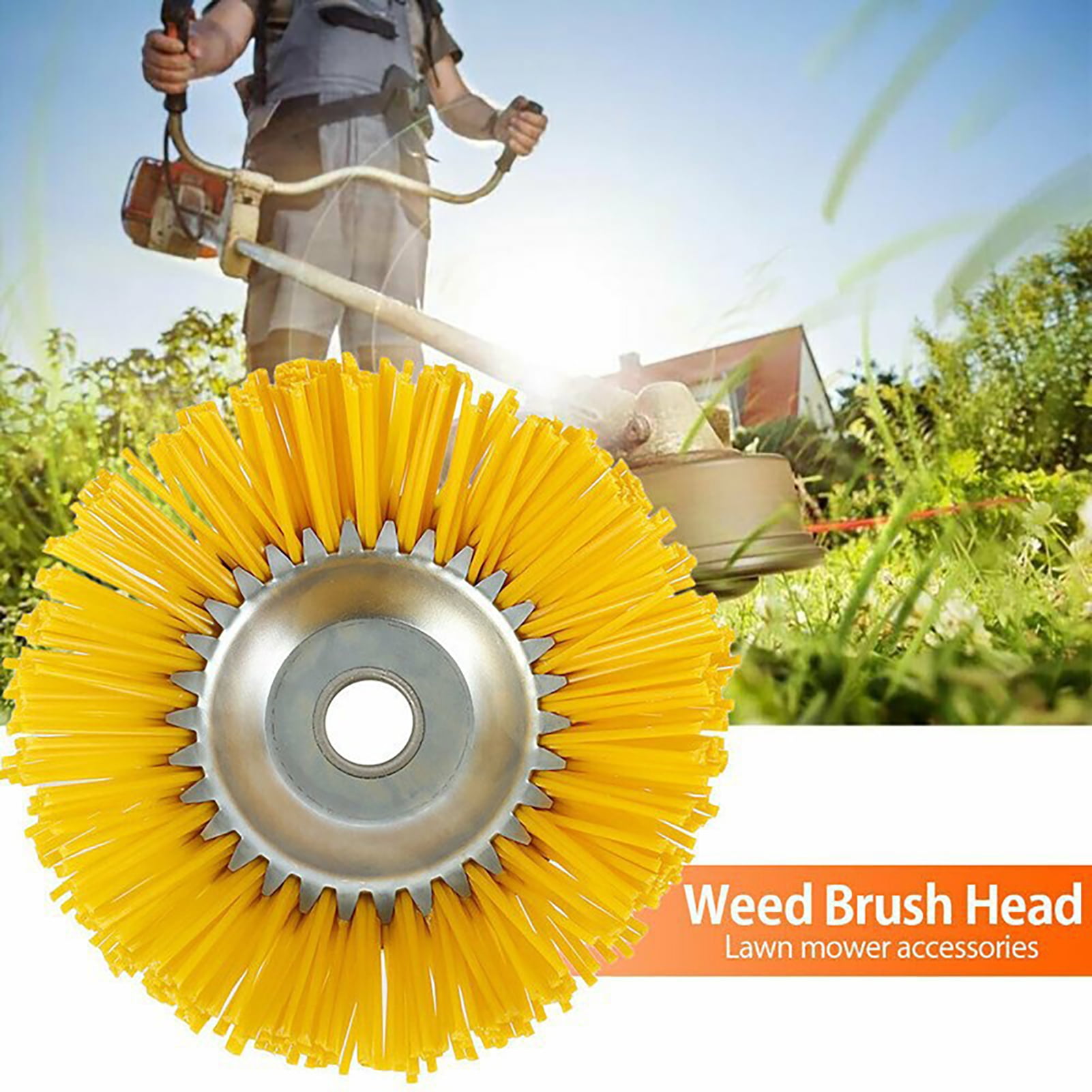 Taolixe 8 Inch Grass Trimmer Head Universal Brush Cutter Trimmer Head ...