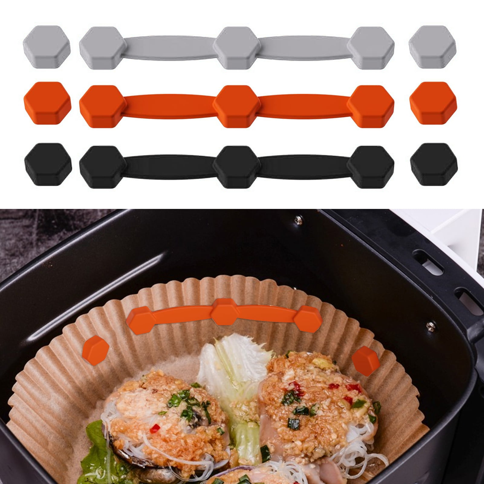 Taolixe Air Fryer Magnet Silicone Buckle Set Quick Release Air Fryer ...
