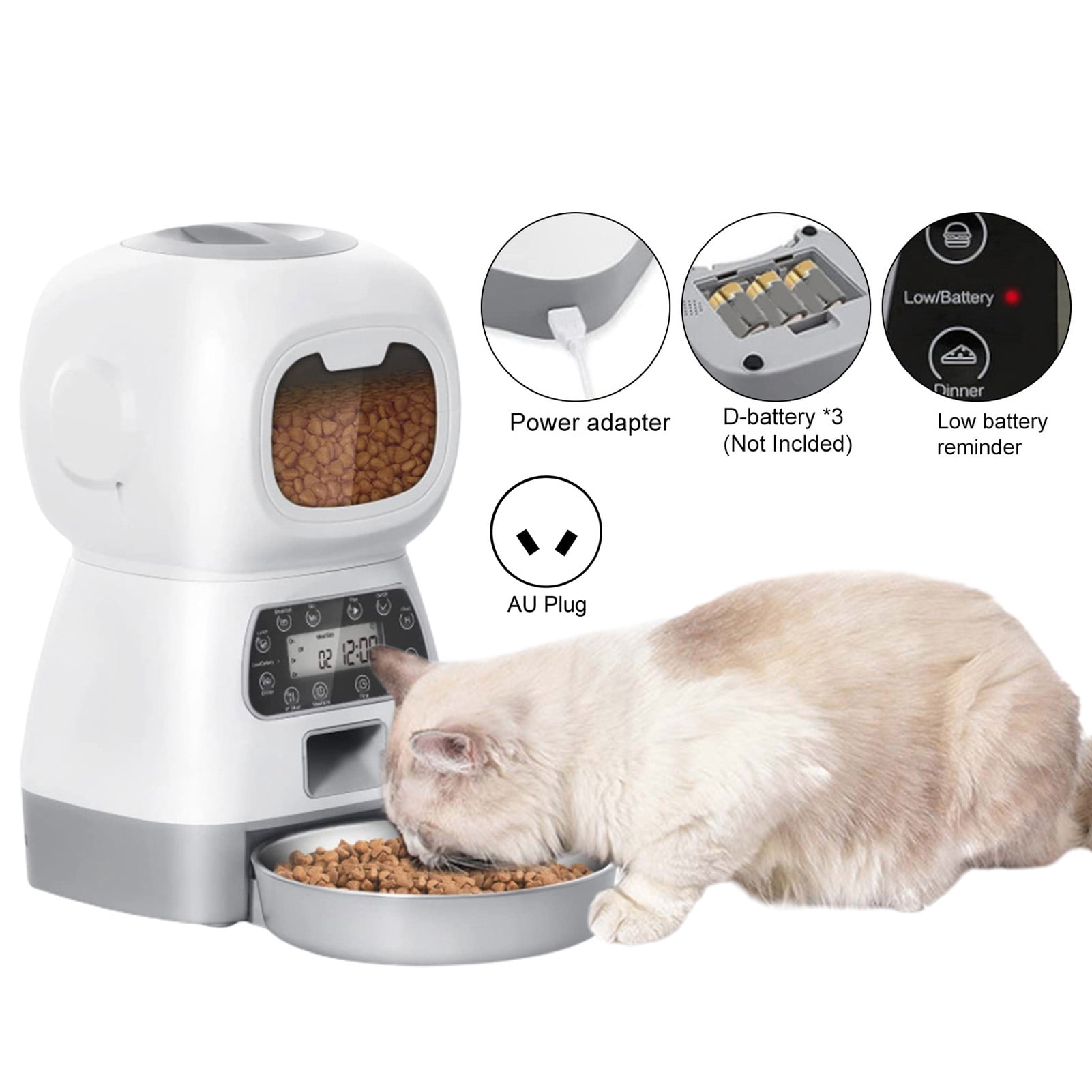 Taolixe Automatic Dog Feeder Timing Smart Control Multifunctional ...