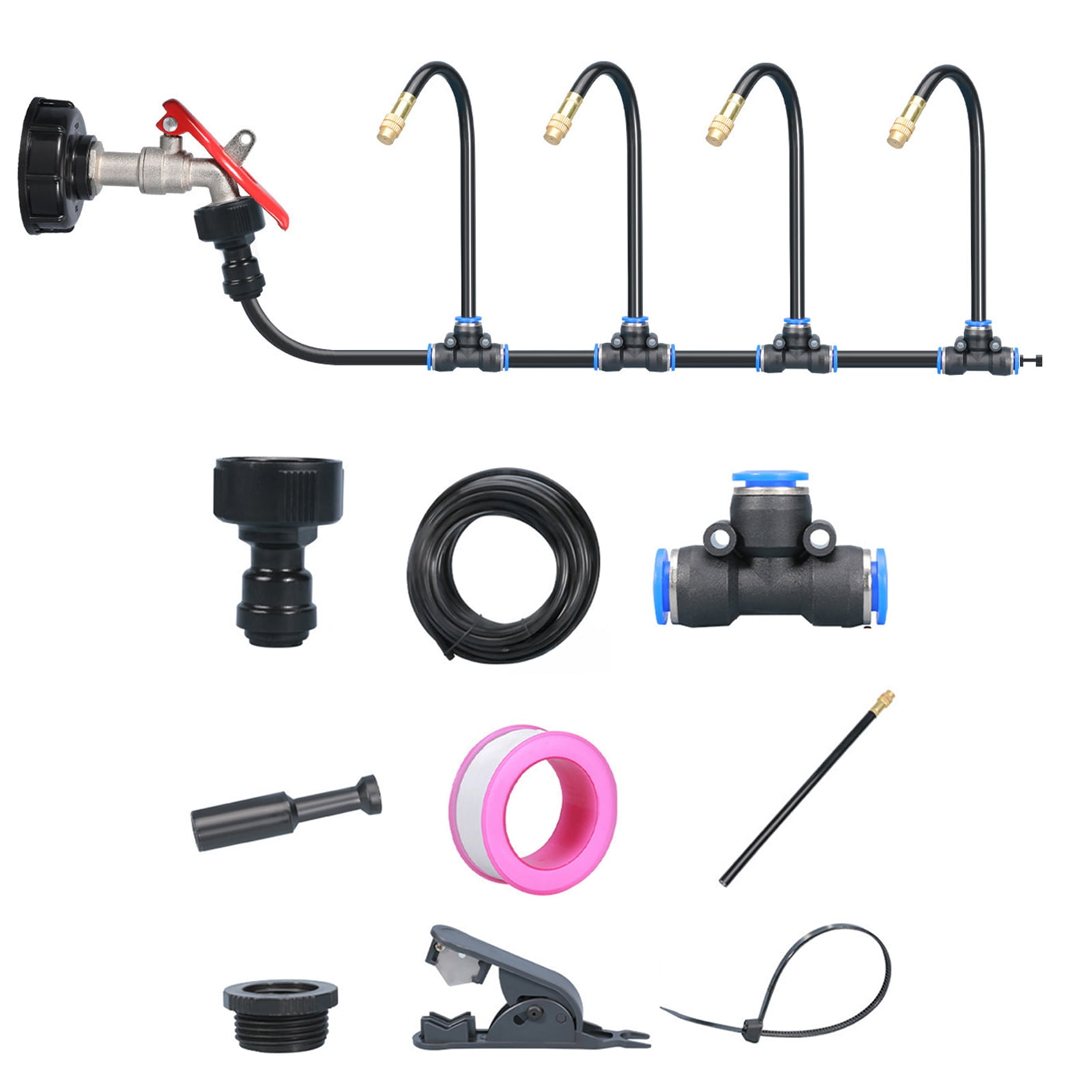 Taolixe Automatic Irrigation System Irrigation Hose with 360-Degree ...