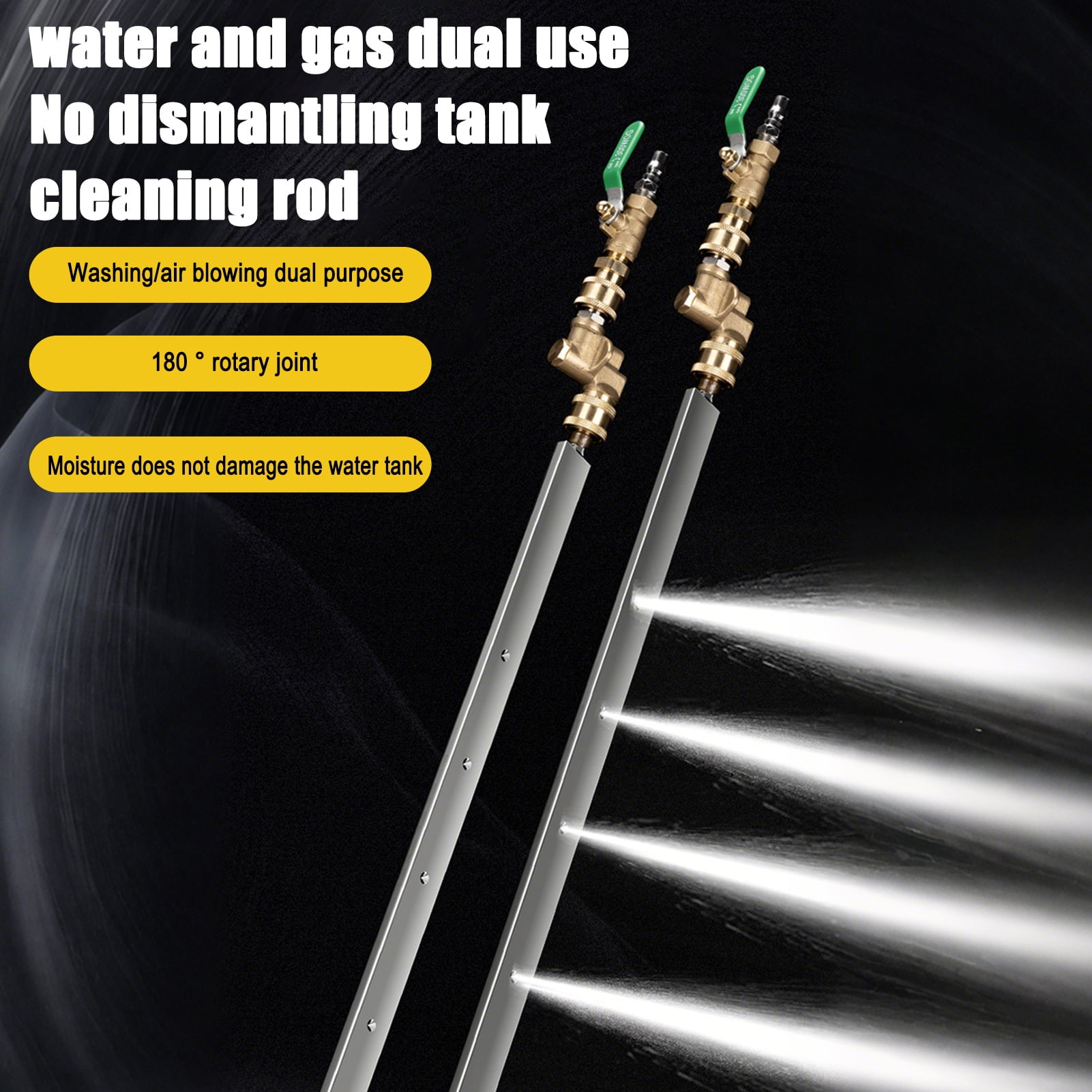 Taolixe Car Radiator Cleaning Wand 24-inch Portable Radiator Cleaner ...