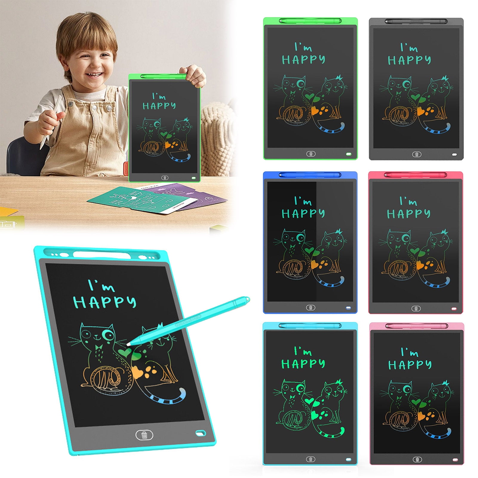 Taolixe Clearance 8.5/12 Inch LCD Writing Tablet for Kids Colorful ...