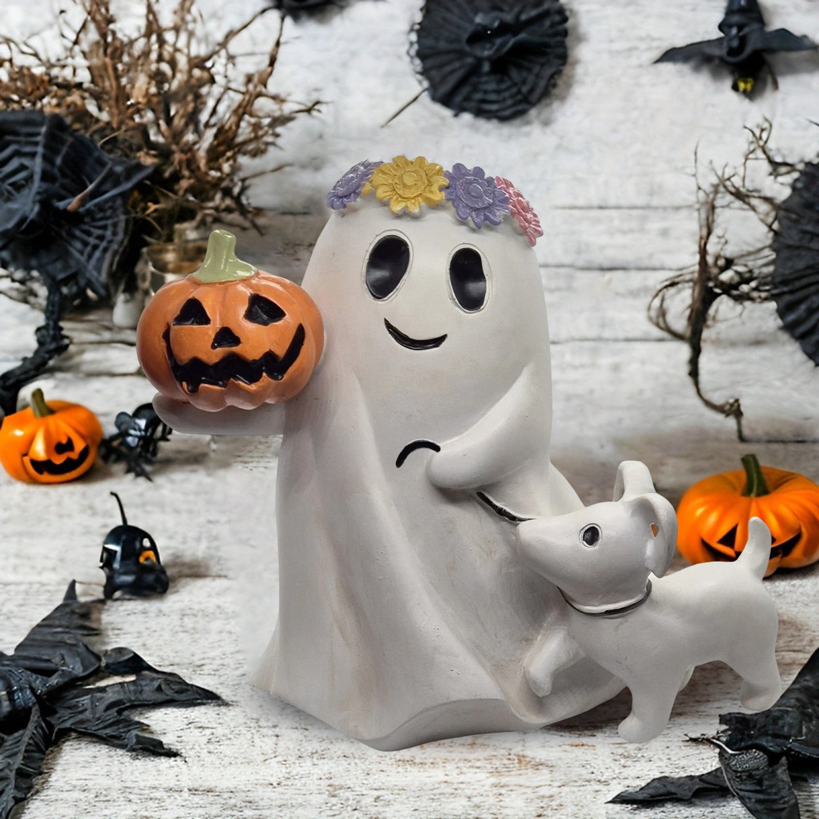 Taolixe Clearance-Ghost Figurine Ghost Walking Dog Halloween Decor ...
