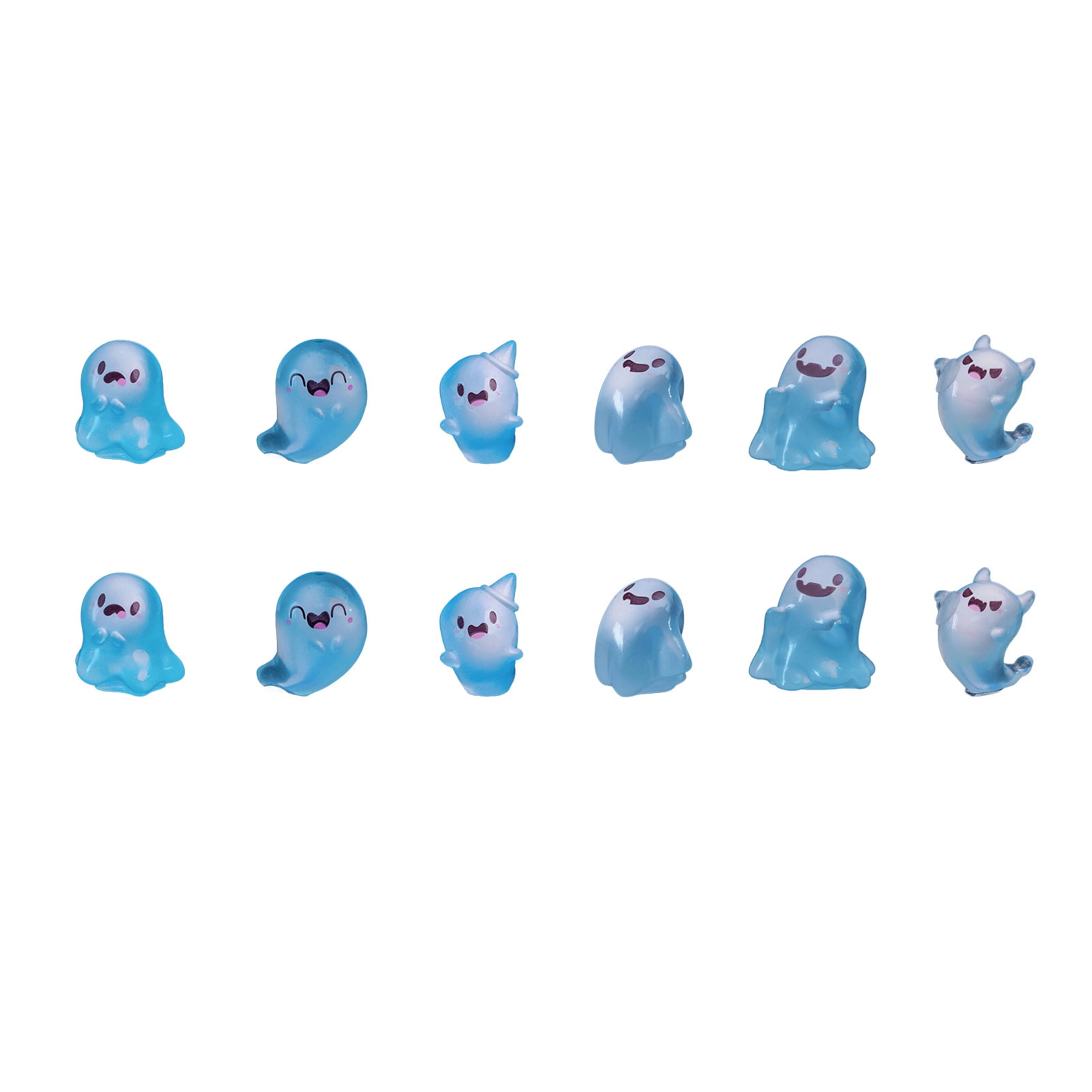 Taolixe Clearance-Ghost Figurine Glow in The Dark Mini Ghost Figures ...