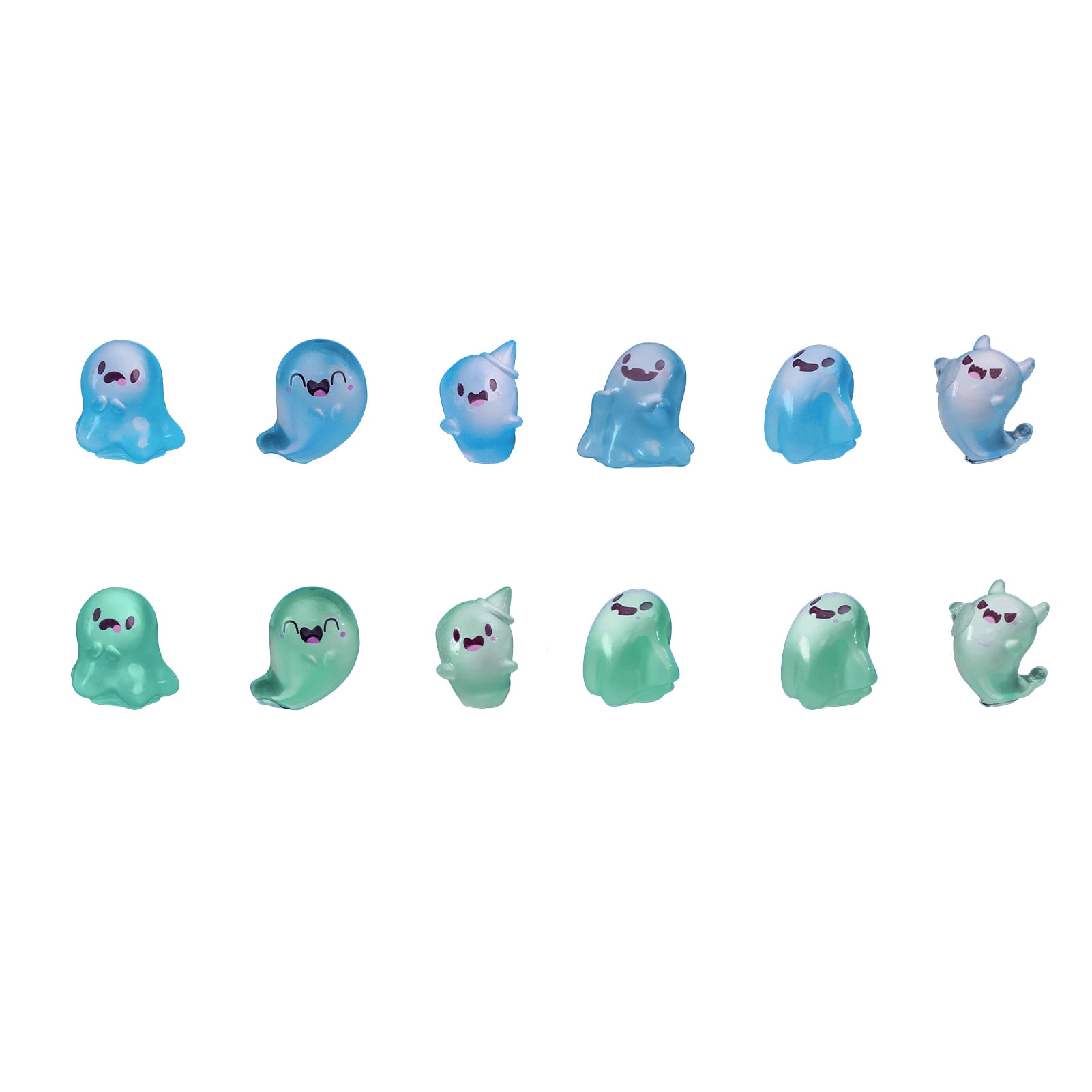 Taolixe Clearance-Ghost Figurine Glow in The Dark Mini Ghost Figures ...