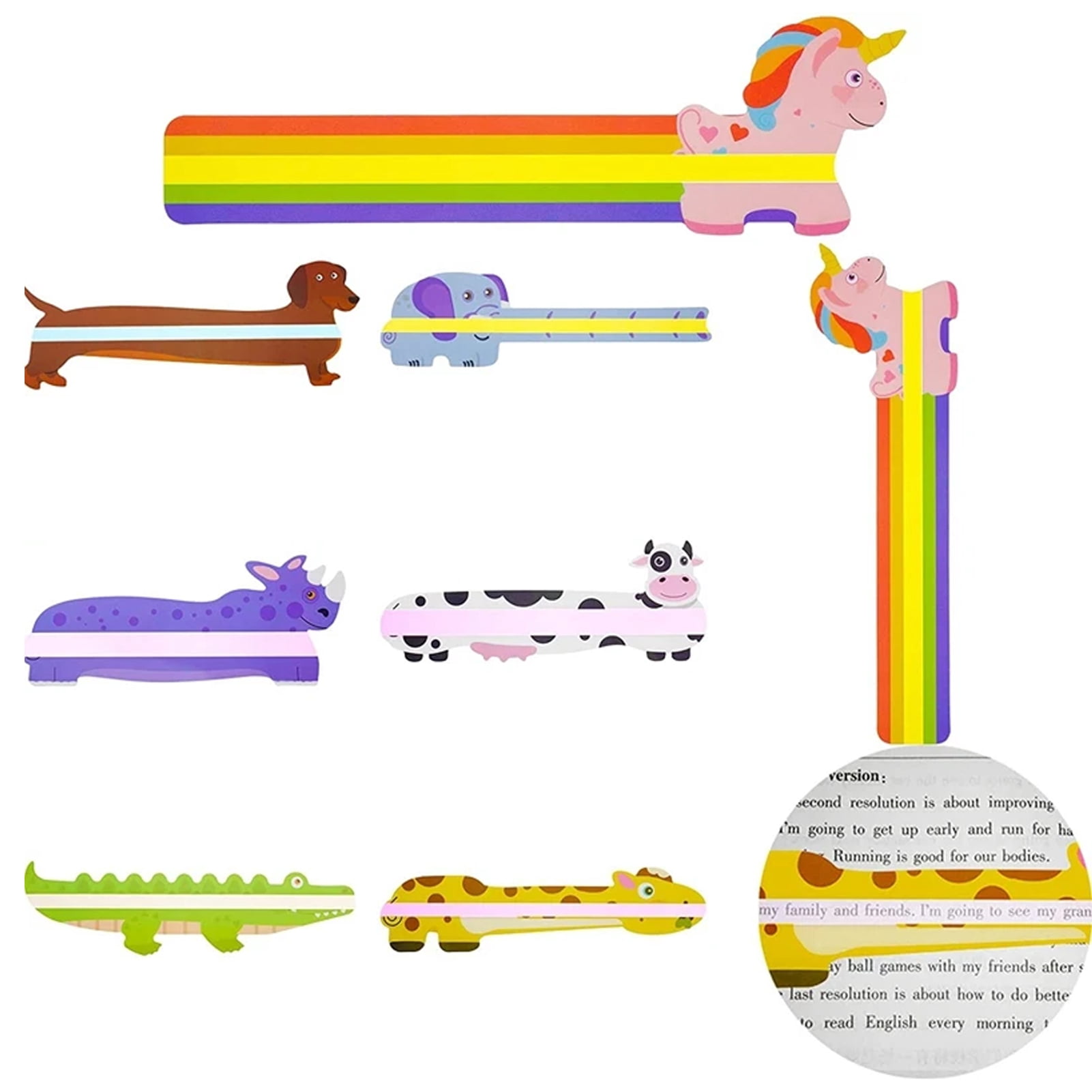 Taolixe Clearance Guided Reading Strips Colored Overlay Highlight ...