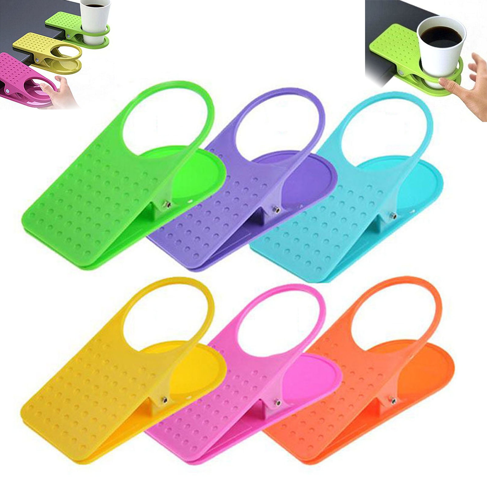 Taolixe Clip on Cup Holder Mug Holder Clamp for Camping Chair Sunbed 6 ...