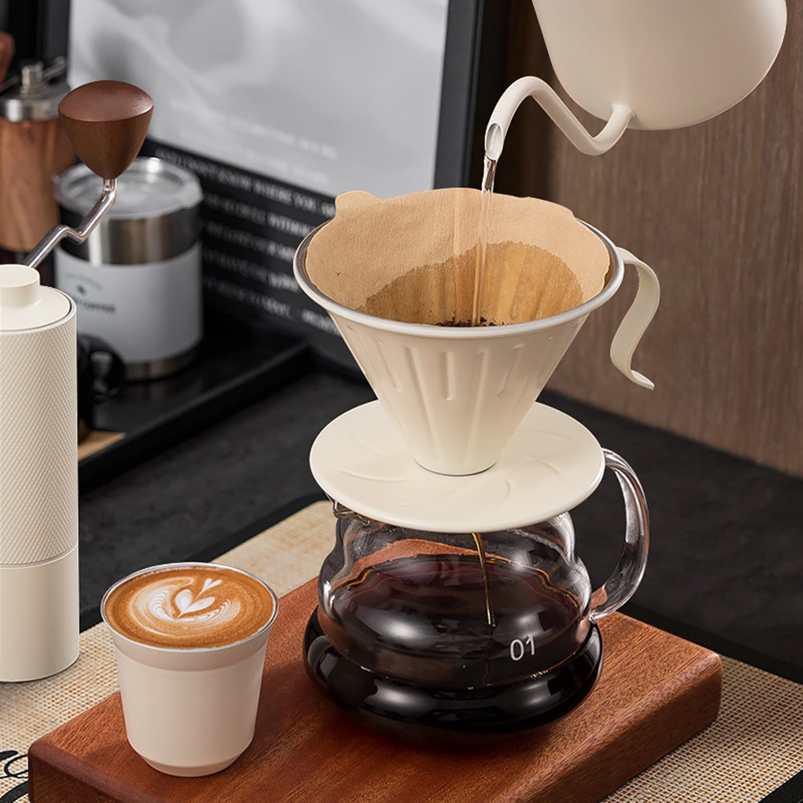 Taolixe Coffee Filter Cone Stainless Steel Hand Drip Pour Over Coffee ...