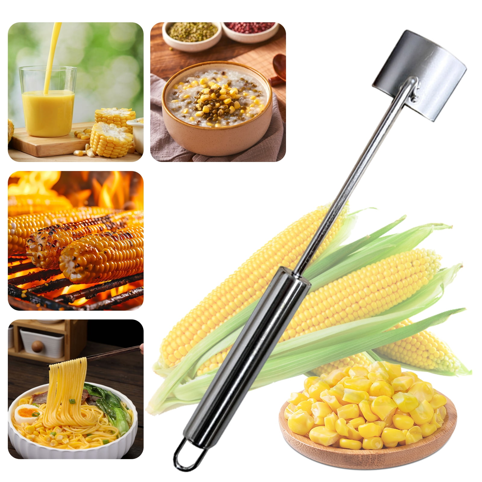Taolixe Corn Peeler Stainless Steel Corn Thresher for Corn on The Cob ...