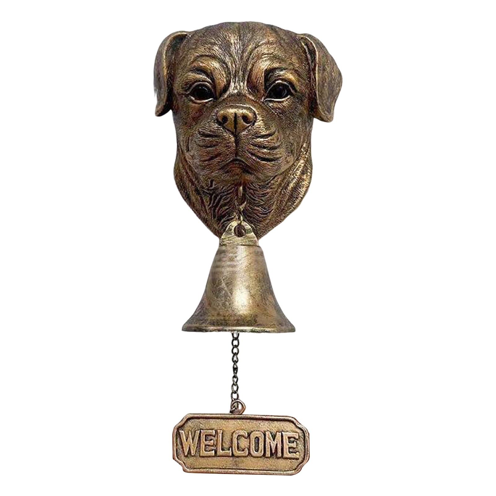 Taolixe Dog Welcome Bell Vintage Shopkeepers Bell Wall Mounted Dog Door ...