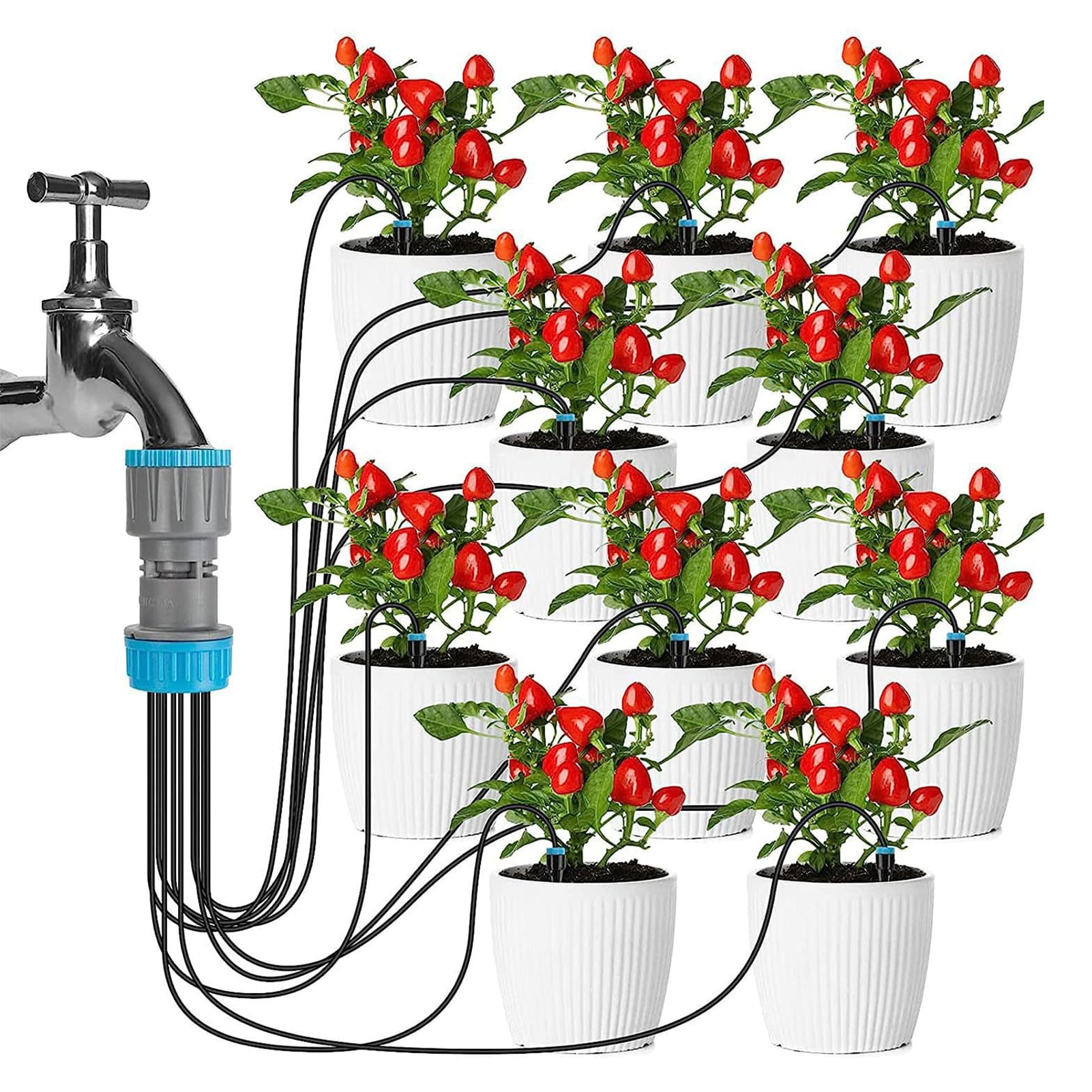 Taolixe Drip Irrigation Kit 10 Dripping Head Plant Watering System ...