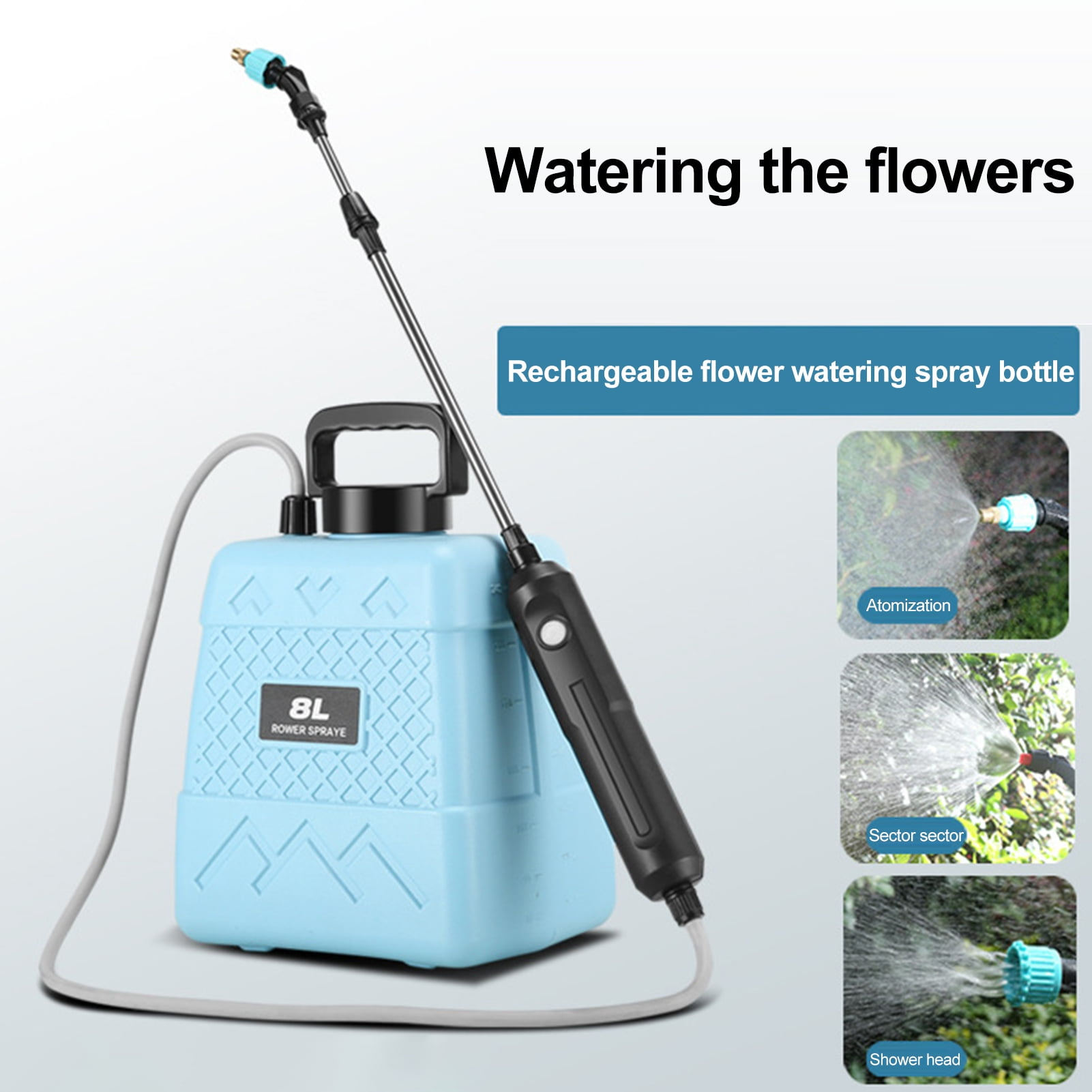 Taolixe Electric Garden Sprayer 5L/8L Backpack Sprayer with 3 Mister ...