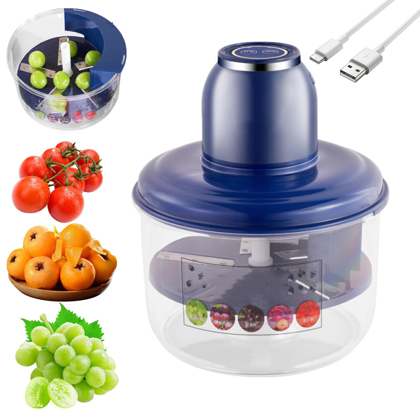 Taolixe Electric Grape Peeler Machine 50W Brushless Motor Automatic ...
