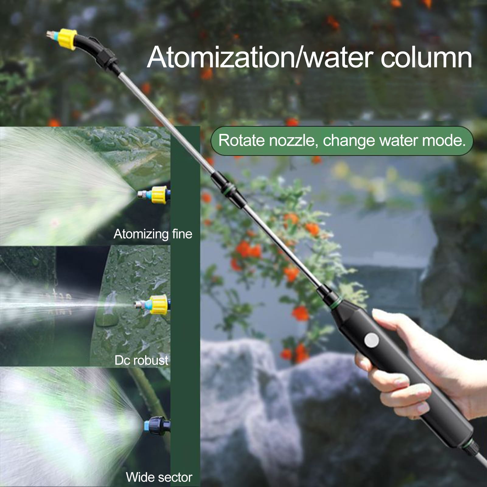 Taolixe Electric Sprayer Wand Battery Powered Garden Sprayer Wand ...