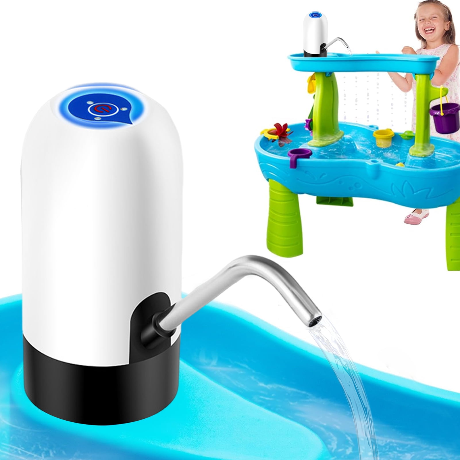 Taolixe Electric Water Pump Cordless Water Bottle Dispenser USB ...