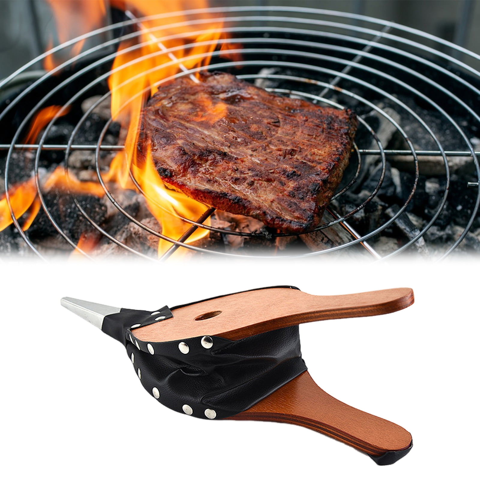 Taolixe Fireplace Bellows Large Wooden Air Blower Hand Bellow Pump Pit ...